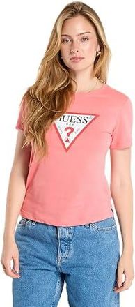 Guess T-shirt femme W1YIBI3Z14 couleur A60R, Revival Rose, Medium