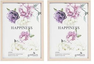 Goldbuch Verona Cadre Photo en Bois MDF pour 1 Image/Photo 20 x 30 cm, Cadre &agrave; Poser, Cadre Photo avec Support Mural &agrave; Suspendre, Cadre env. 22,5 x 31 x 1,5 cm