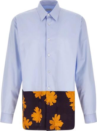 Dries Van Noten Homme, Chemises, Multicolore, Taille: 2XL Capero Cotton Poplin Shirt