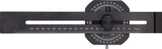 Fortis Pr&auml;zisions-Streichmass mit Gradmesser 200mm Fortis