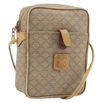 Celine Sac Bandouli&egrave;re Vintage Pre-owned - Femme - Pre-owned - Beige - Taille: ONE Size