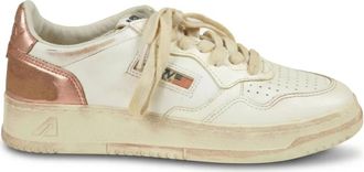 Autry Femme, Chaussures, Blanc, Taille: 36 EU Medalist Low Super Vintage
