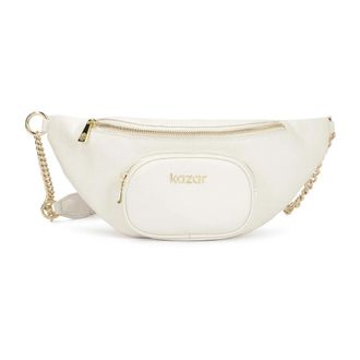 Kazar Leder-H&uuml;fttasche in wei&szlig;er Farbe - - Bags - Damen - Wei&szlig; - ONE SIZE