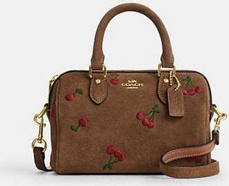 Coach Mini Rowan Umh&auml;ngetasche Mit Kirsch-Stickerei f&uuml;r Frauen in Mehrfarbig | Leder