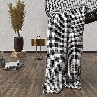 Soleil d'Ocre Soleil dOcre Plaid, Schwarz, 120 x 160 cm