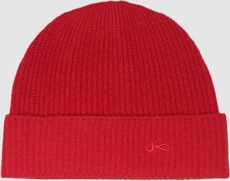Jeanne Vouland Bonnet Kaleb Laine Cachemire Rouge