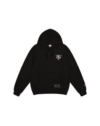 Champion Herren Legacy Modern Sport (220363) -Poly-Cotton Rain Interlock Kapuzenpullover, Schwarz (KK001), XL