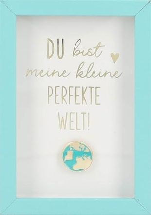 Depesche 11625-022 - Bilderrahmen mit Kompliment, kleiner Deko-Rahmen mit hübschem Spruch, ca. 8,4 x 5,8 x 1,9 cm, ideal als Geschenk oder kleine Aufmerksamkei