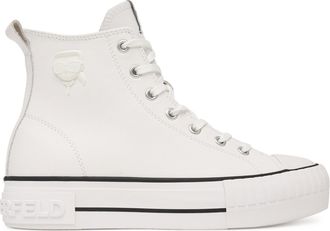 Karl Lagerfeld Sneakers aus Stoff KARL LAGERFELD Kampus Max KL60456 Wei&szlig;