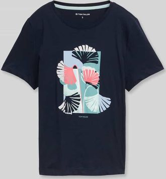 Tom Tailor Regular Fit T-Shirt aus reiner Baumwolle
