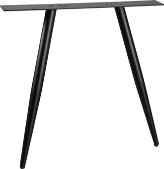 Woood Tablo 2-Position-Tischbein Konisch aus Metall - 1 Stück - Zur Verwendung Tablo Tischplatten für Esstisch - 72x79x10 cm