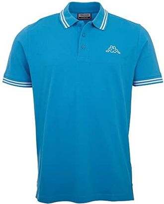 Kappa Deutschland Aleot Polo, Malibu Blue, XXXXXXL Homme