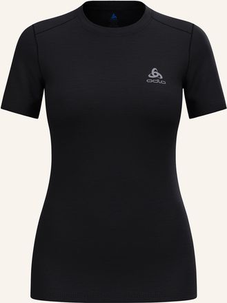 Odlo Funktionswäsche-Shirt Natural Merino 160 Aus Merinowolle schwarz