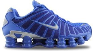 Nike Nike Homme Shox TL Sneaker, Hyper Royal Metallic Silver Black, 44 EU