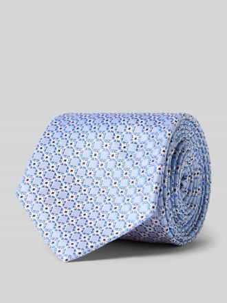 Monti Krawatte aus Seide im Allover-Look (7 cm)