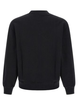 Maison Kitsun&eacute; Cotton Crew Neck Sweatshirt - Black