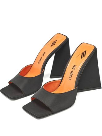 The Attico 2024 Devon Mules - Schwarz