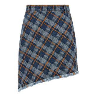Vivienne Westwood Femme, Jupes, Bleu, Taille: W29 Sailor Mini Skirt