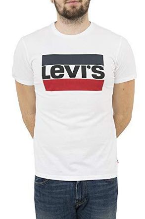Levi's Sportswear Logo Graphic T-Shirt Homme, White, XXL
