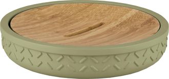 Kleine Wolke Seifenschale Dash, Accessoires, Farbe Dill, Material: Polyresin/Bambus