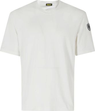 Blauer Homme, Tops, Blanc, Taille: M Hanson T-Shirt