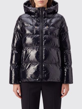 Pinko Doudoune courte en nylon matelass&eacute; imperm&eacute;able &agrave; capuche et poignets &eacute;lastiques