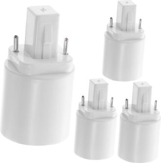 UPKOCH G24D Zu E27 Lampensockel Adapter Hochwertige Lichtfassung Für Glühbirnen Universal Lichtadapter Für Kompakte Leuchtstofflampen Und LED Lampen