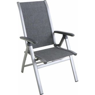 MWH - Das Original Alu Klappstuhl Elo pulverbeschichtetes Aluminiumgestell Gartenstuhl Stuhl