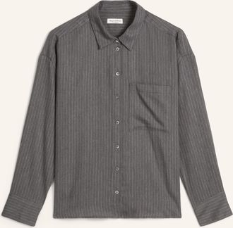 Marc O'Polo Marc Opolo Nadelstreifenbluse grau