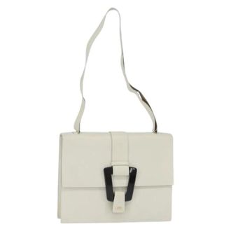 Gucci Pre-owned Leder Schultertasche - - Pre-owned - Damen - Wei&szlig; - ONE SIZE