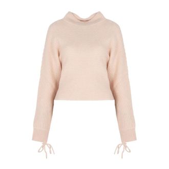 Patrizia Pepe Kurzer Rollkragenpullover - - Knitwear - Damen - Beige - M
