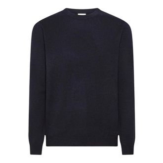Sun 68 Pullover Rippendetail - - Knitwear - Herren - Blau - L