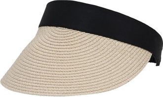 Isotoner Casquette Femme Papier de Paille, Bande élastiquée