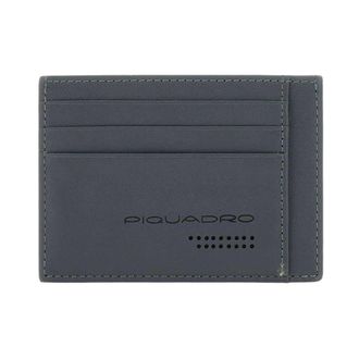 Piquadro Femme, Accessoires, Gris, Taille: ONE Size Porte-cartes Portefeuille