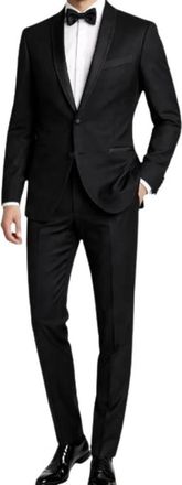 Bharnaba AB 212 Anzug - - Suits - Herren - Schwarzk - 4XL