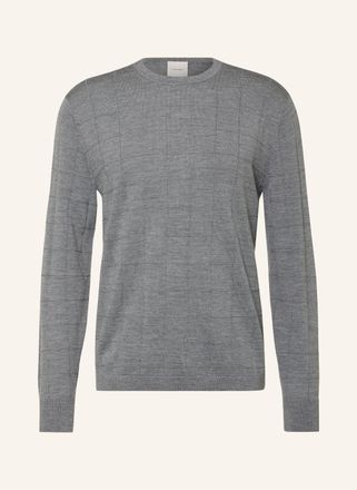 Calvin Klein Pullover Aus Merinowolle grau