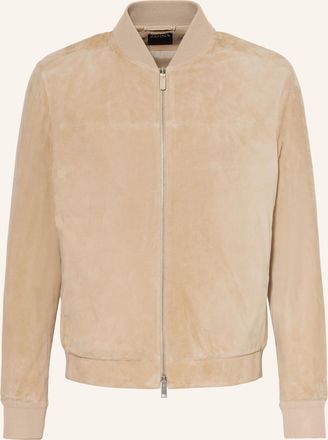 Ermenegildo Zegna Zegna Lederblouson beige