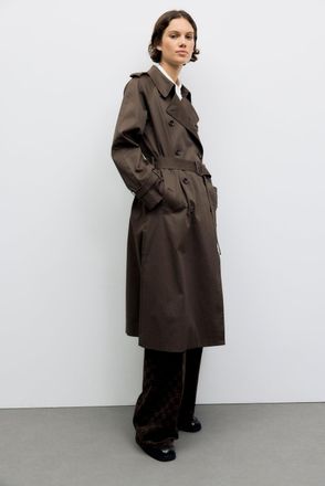 Gerard Darel Trench long - SERGE - Marron