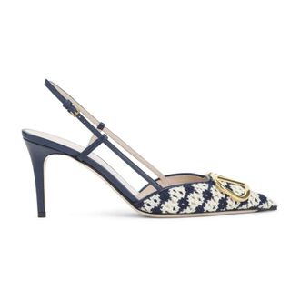 Valentino Garavani Worker Cotton Sling Back - - Shoes - Damen - Mehrfarbig - 39 EU