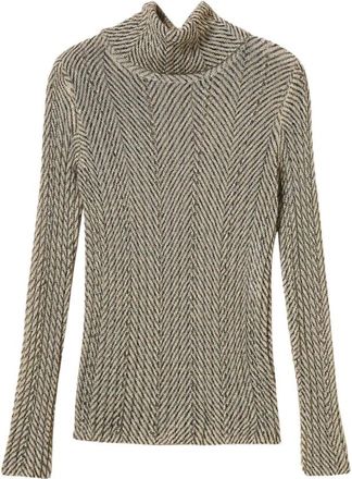 Twinset Femme, Pulls, Beige, Taille: 42 FR Col roul&eacute;
