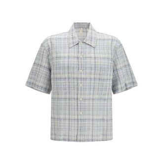 Sunflower Chemise &agrave; manches courtes Adam - Homme - Chemises - Bleu - Taille: XL