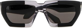 Alaia SUNGLASS Acetate Sunglasses - Black