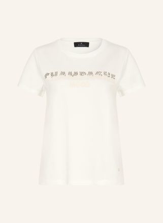Monari Monari T-Shirt Mit Schmucksteinen weiss
