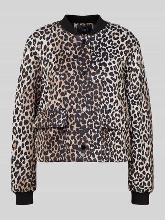 Oui Blouson mit gerippten Abschl&uuml;ssen