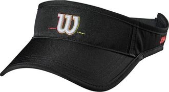 Wilson Volleyball Visor WTH11120R, Unisex Cap with a Visor, Black, One Size EU