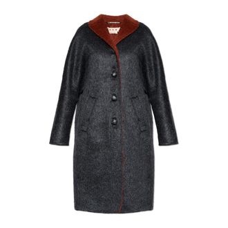 Marni Mohair-Mantel - - Coats - Damen - Grau - S