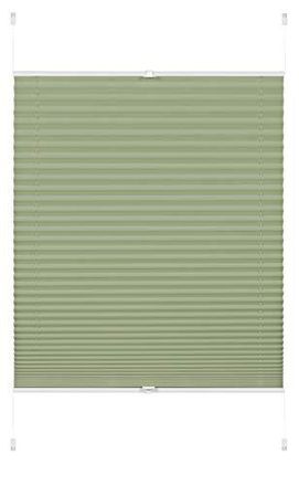 Gardinia EASYFIX Plissee Greta zum Klemmen, Blickdichtes Faltrollo, Alle Montage-Teile inklusive, Mintgrün, 50 x 130 cm (BxH)