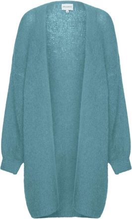 Americandreams Americandreams, Femme, Pulls, Bleu, Taille: 42/44 FR Lee Midi Cardigan