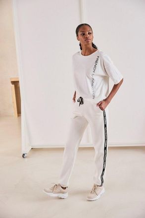 French Connection Sweathose mit seitlichen Kontraststreifen und Logodruck