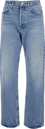 A Gold E Femme, Jeans, Bleu, Taille: W27 Bleached Jeans droits